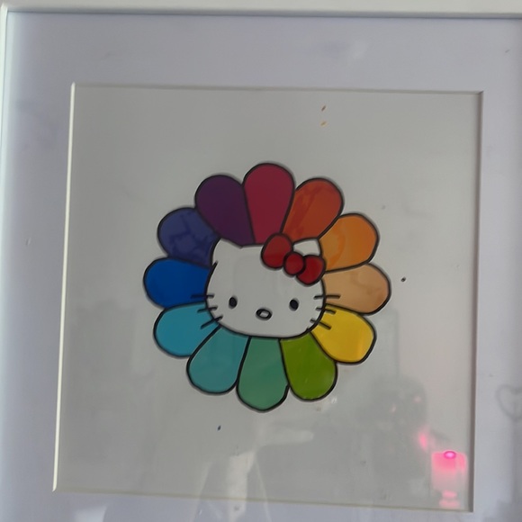 murakami | Art | Framed Wall Art Hello Kitty Murakami In X 10in Hand ...